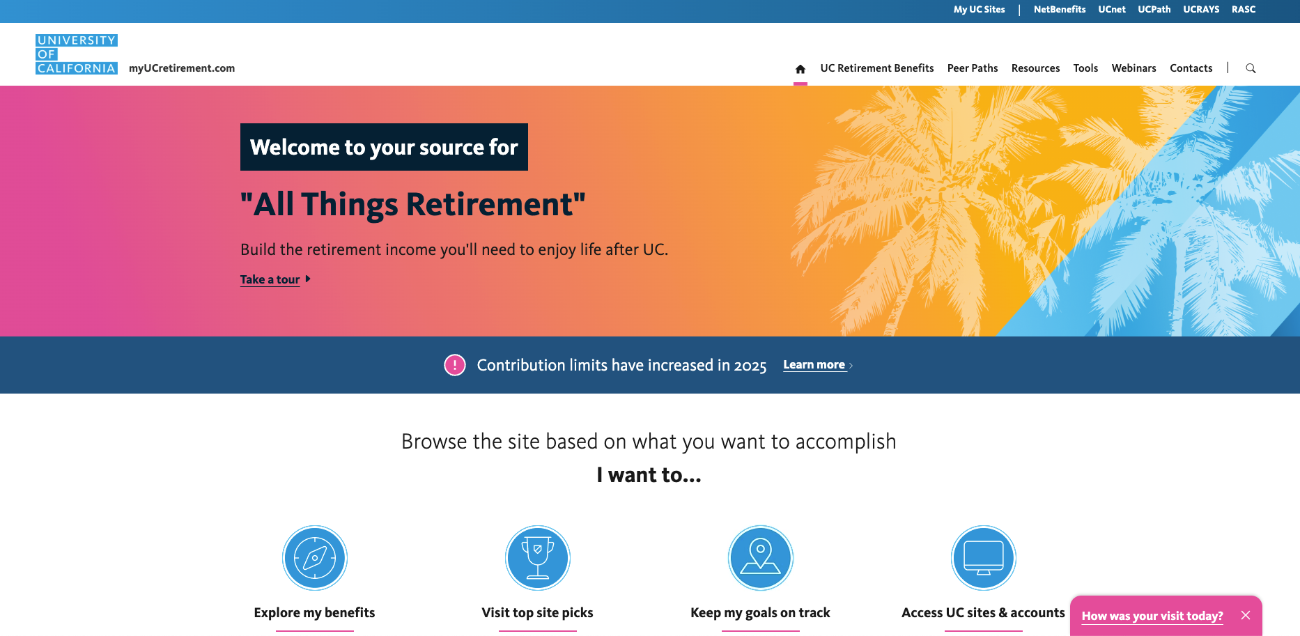 Discover the redesigned myUCretirement.com — built just for you | UCnet